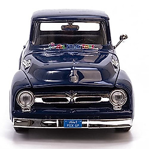 Imachine 1956 Ford F-100 Pickup Blue 1/24