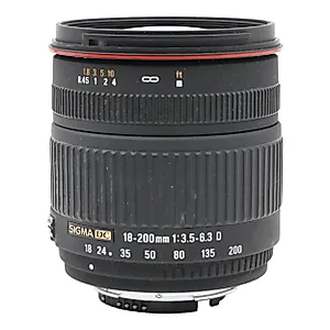 Sigma 18-200mm f/3.5-6.3 DC Lens for Nikon Digital SLR Cameras