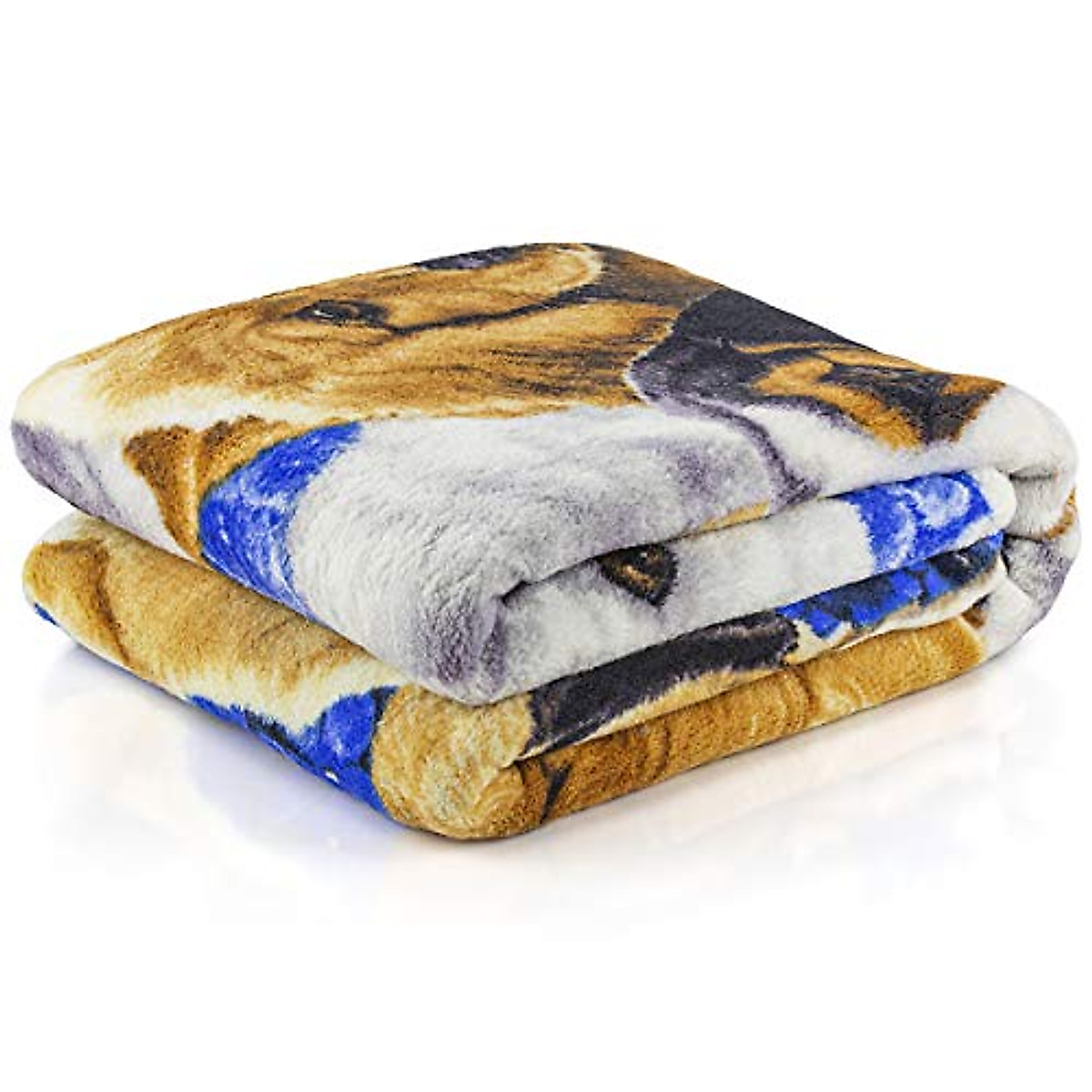 Dogs Selfie Super Soft Plush Fleece Throw Blanket & Puppy Collage Super Soft 50" x 60" Plush Fleece Throw Blanket by Jenny Newland