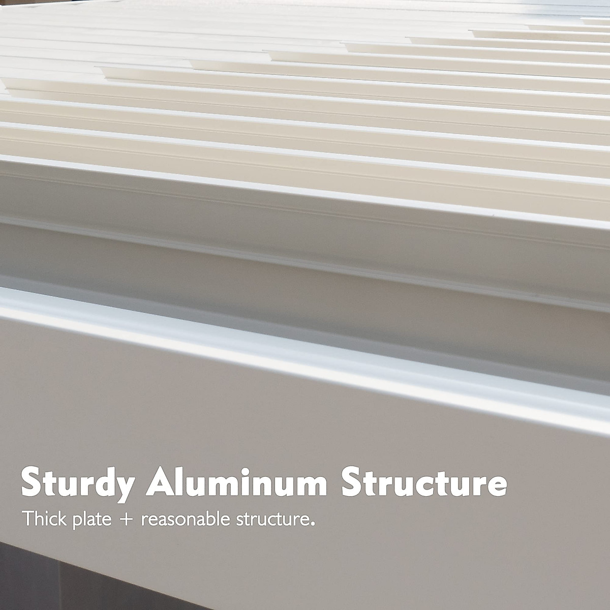 Kozyard Elizabeth Outdoor Louvered Pergola Sun Shade Aluminum Pergola Rainproof Gazebo with Adjustable Roof for Outdoor Deck Patio Garden Yard (12' x 14', White)