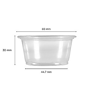 Karat FP-P200-PP 2 oz. PP Portion Cups - Clear (Case of 2500)