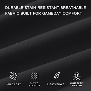 Willit Women's Horse Riding Pants Knee-Patch Equestrian Breeches Horseback Schooling Tights Zipper Pockets Black S