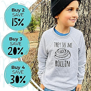 Always Be Yourself Unless You Can Be A Ninja, Long Sleeve Unisex Kids' Sweatshirt, Unisex Graphic Sweatshirt, Shirts With Sayings, Heather Gray or Mauve (M, Heather Gray)
