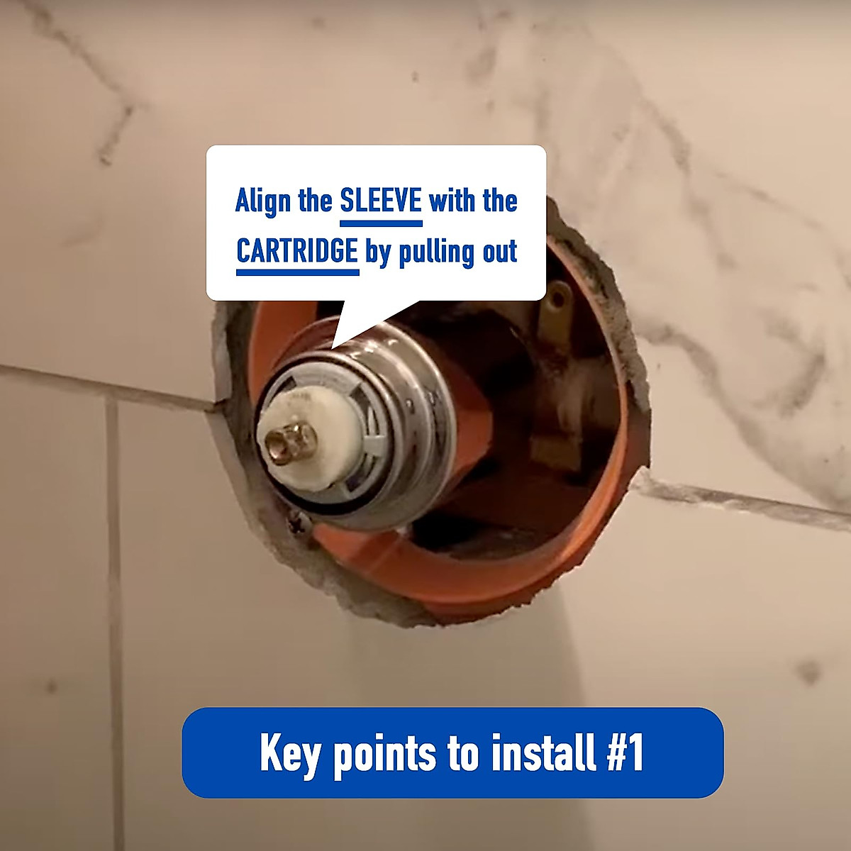 Welvzen Single Handle for H79, Shower Faucet Lever Replacement Kit for 1300/1400/13/14 Series, with SUS304 Screw & Extended Wrench