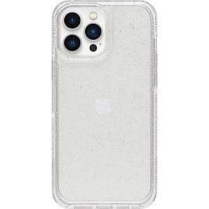 OtterBox iPhone 13 Pro Max & iPhone 12 Pro Max (Only) - Symmetry Clear Series Case - STARDUST - ultra-sleek - wireless charging compatible - raised edges protect camera & screen - Non-Retail Packaging
