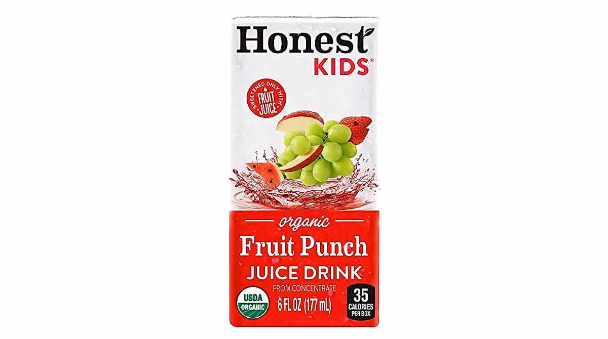 Honest Kids Organic Juice Pack - 40 Flavored Juice Boxes for Kids