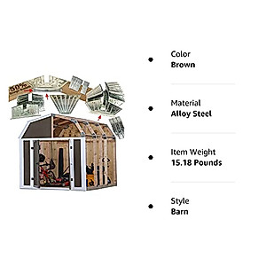EZBUILDER 50 Structurally Stronger Truss Design Easy Shed Kit Builds 6in–14in Widths Any Length Storage Barn Shed Garage Playhouse Easy Framing Kit 2x4 Basic Barn Roof Wood NOT Included