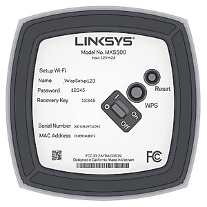 Linksys MX5503 Atlas Pro 6 Wi-Fi 6 Dual-Band Mesh System (3 Pack)