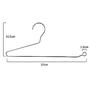 Blanket Hanger Pants Hangers Non Slip Hangers Heavy Duty Stainless Steel Hanger, Non-Slip Finishing Hanger for Quilts, Bedding, Towels, Pants, tablecloths, Carpets (Pack of 8)