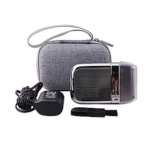 Aenllosi Hard Case Compatible with Remington HF9000 Heritage Series Shaver, Titanium (black)