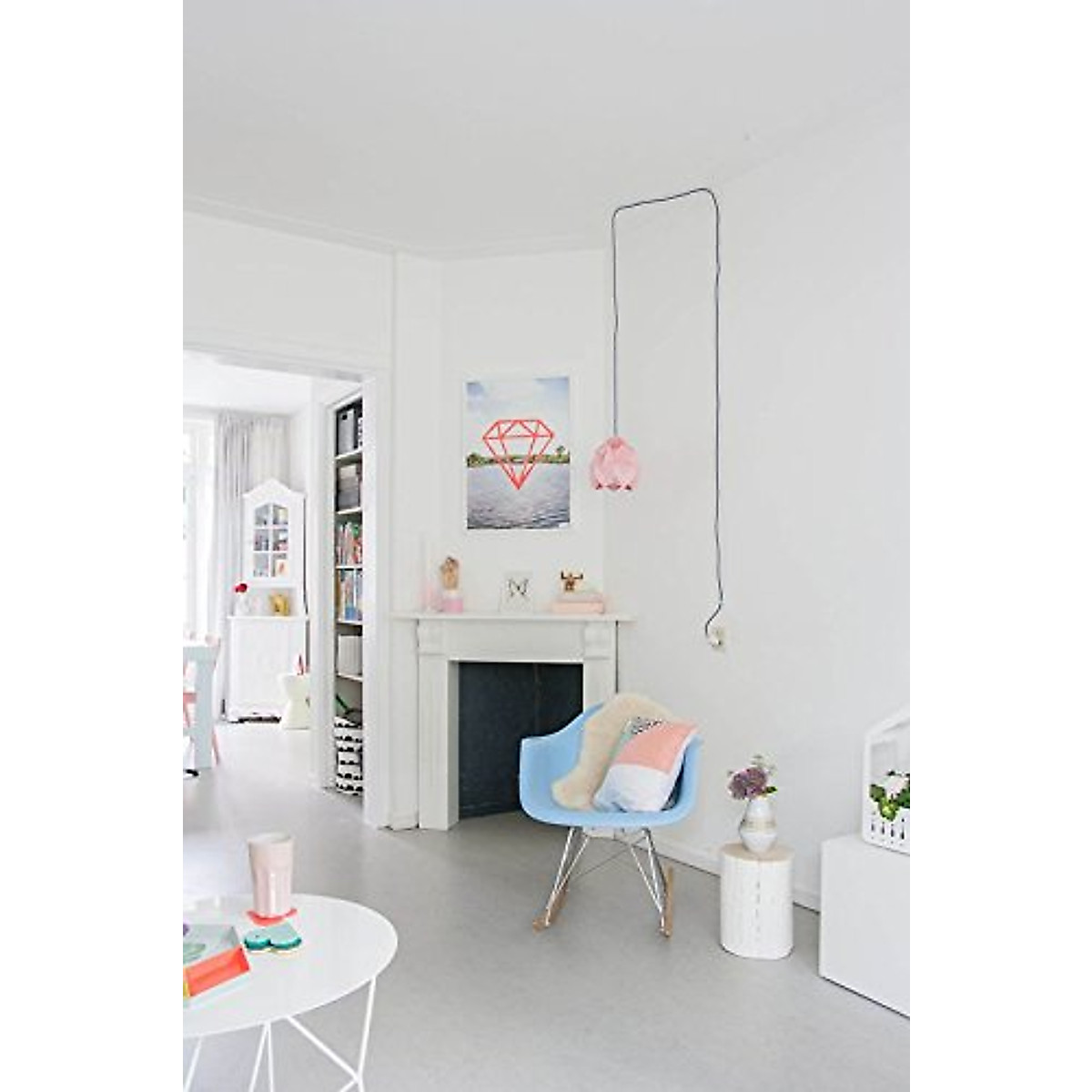 2xhome EMRocker(Blue) Rocking Chair