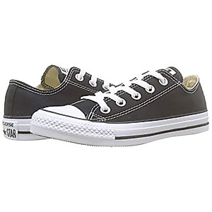 Converse Unisex Chuck Taylor All Star Low Top Sneaker Black/White 9 Women/7 Men