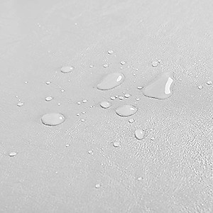 Yaheetech 4pcs Dining Chairs High Back Leather Seat Chair with Wood Legs and Waterproof Surface for Home Kitchen and Restaurant, White