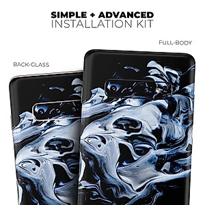 DesignSkinz Liquid Abstract Paint V77 Protective Vinyl Decal Wrap Skin Cover Compatible with The Samsung Galaxy S20 (Screen Trim & Back Glass Skin)