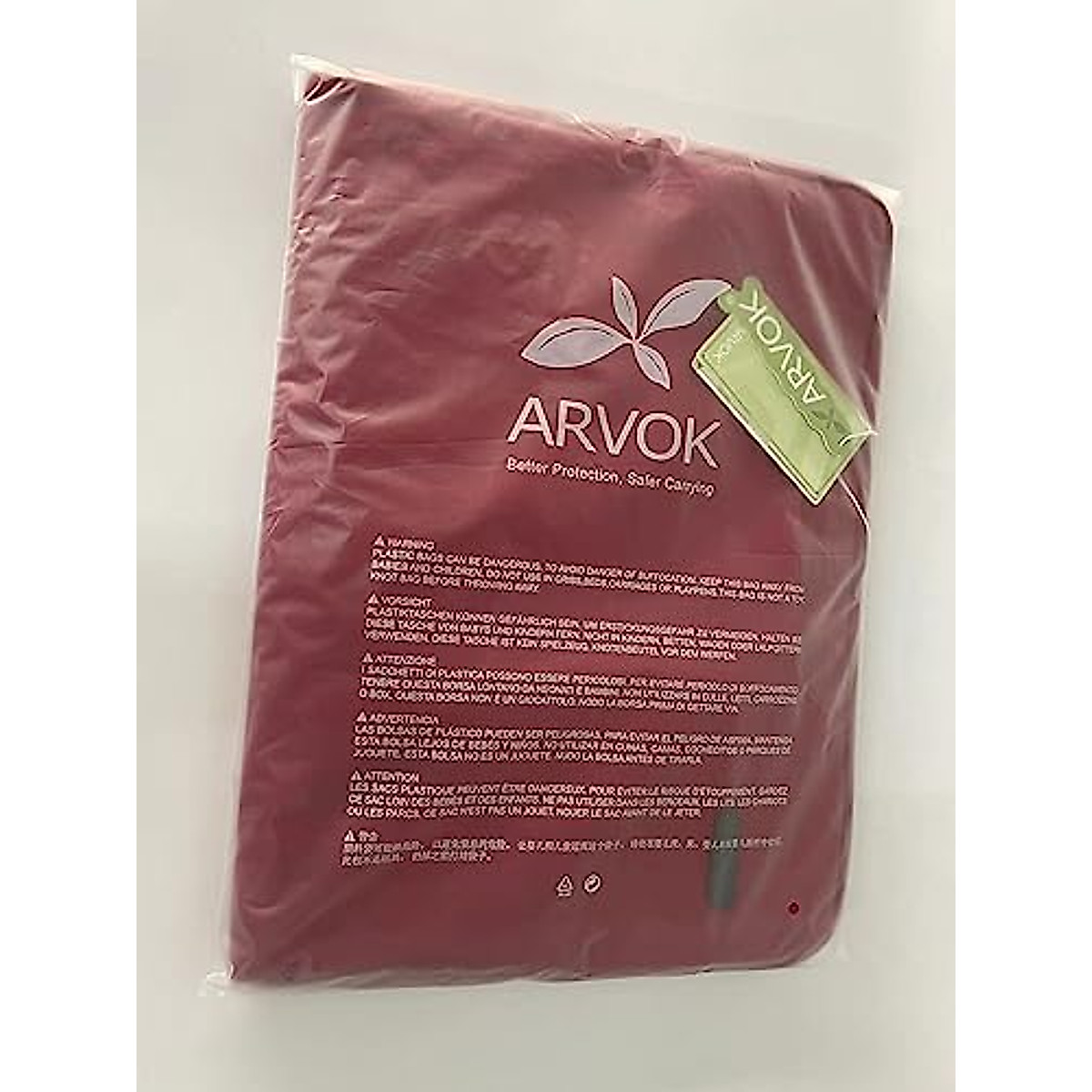 Arvok 15 15.6 16 Inch Water-Resistant Canvas Fabric Laptop Sleeve with Handle&Zipper Pocket/Notebook Computer Case/Ultrabook Carrying Bag for HP/Dell/Lenovo/A sus/Acer/Samsung