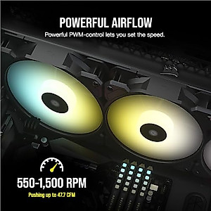 CORSAIR iCUE SP120 RGB Elite Performance 120mm PWM Single Fan