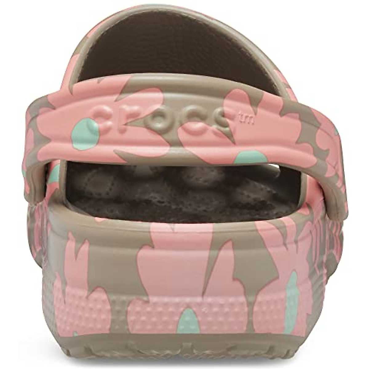 Crocs Unisex Classic Seasonal Print Clogs, Mushroom/Multi Flower, Numeric_9 US Men