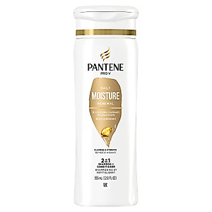 Pantene PRO-V Daily Moisture Renewal 2 in 1 Shampoo + Conditioner, 12 oz