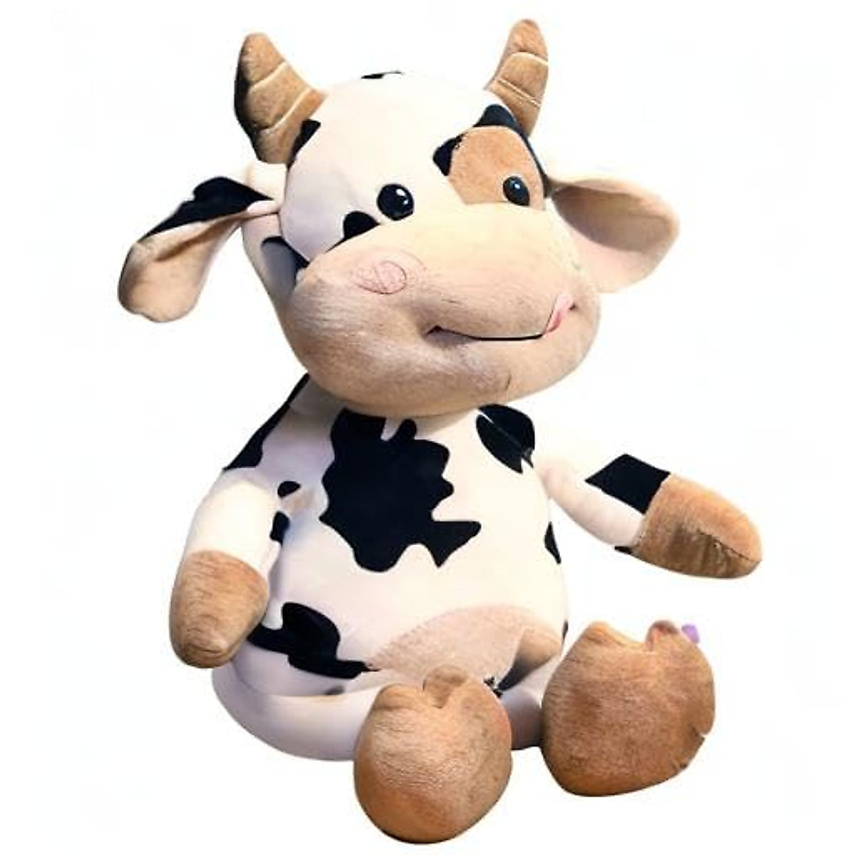Generic Cow Plush Toy,16 inch Stuffed Animal Throw Plushie Pillow Doll,Soft Fluffy Friend Hugging Cushion-Present for Every Age and Occasion