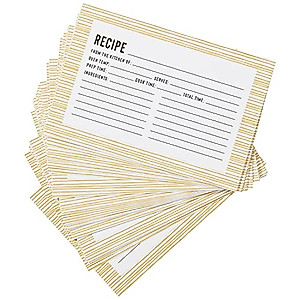 C.R. Gibson Bloom Pocket Page Book Binder with Recipe Index Cards, 8.5" W x 9.35" L, Multicolor