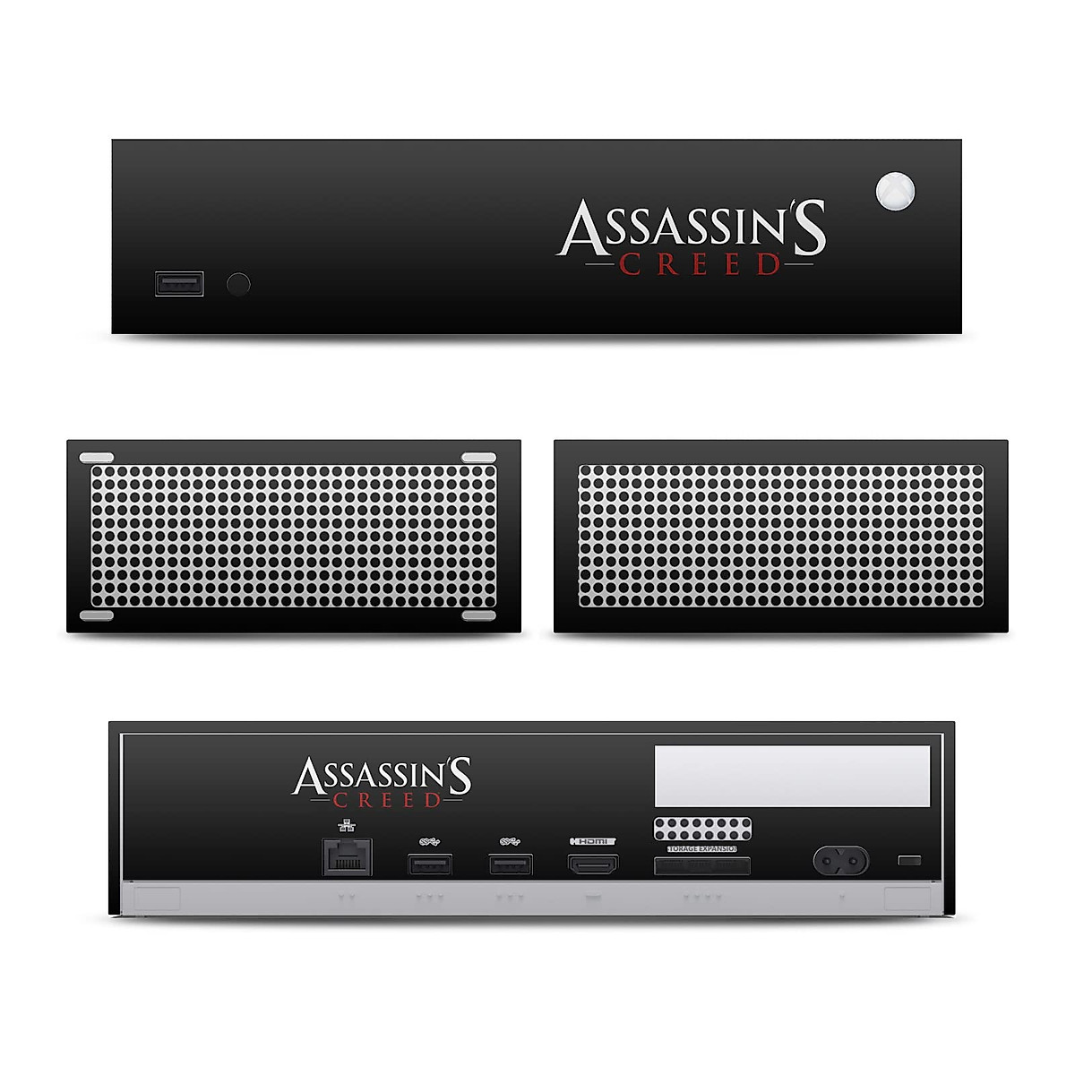 Head Case Designs Officially Licensed Assassin's Creed Leap Of Faith Graphics Matte Vinyl Sticker Gaming Skin Decal Cover Compatible With Xbox Series S Console and Controller Bundle