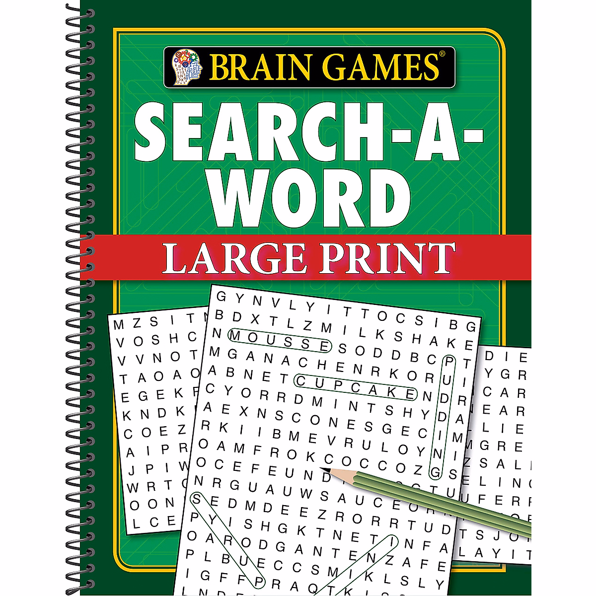 Brain Games - Search-A-Word - Large Print (96 Pages)