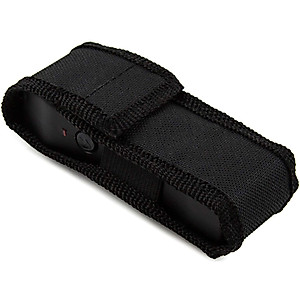 Police Stun Gun 618 - Mini Rechargeable with LED Flashlight, Black