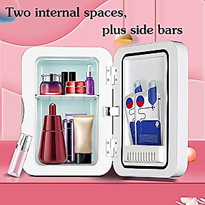 YUNYN Compact Refrigerator, Mini Fridge with Freezer for Bedroom, Small Fridge for Office, Bedroom, Dorm, Bar