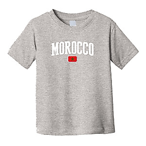 Morocco toddler soccer T-shirt national team for world cup 2022 boys girls kids Moroccan