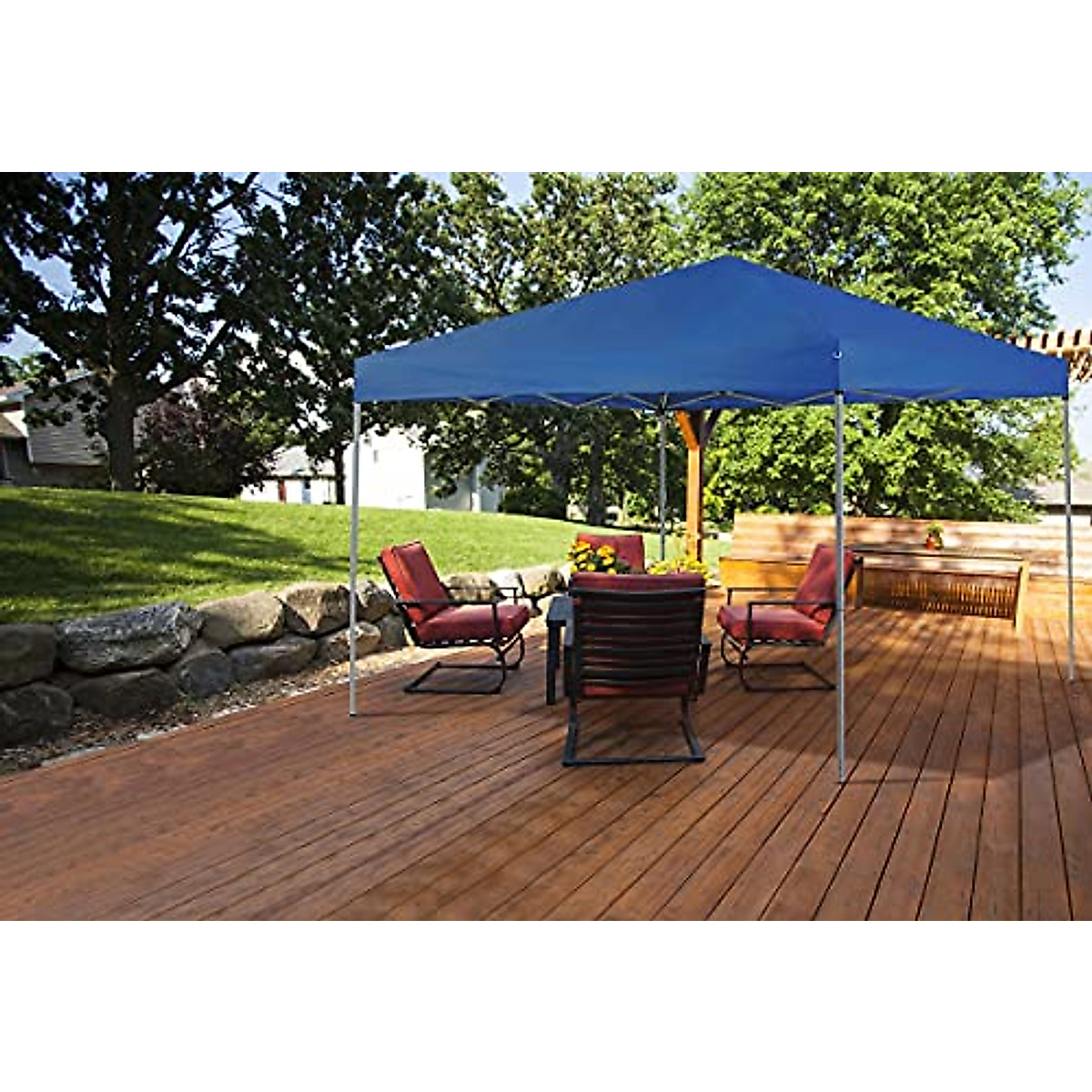 Canopy Tent Outdoor Canopy Party Shade 10 x 10ft Portable Pop Up Canopy Event Tent Party Tent Water Resistant Spacious Summer Cover Instant Canopy Shelter Tent with Wheeled Carry Bag