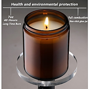 UOMNICUE Scented Candles,7oz Glass Jar Candles for Home Bedroom Scented, Handmade Natural Soy Wax Scented Candle Gift for Women,Romantic Aromatherapy Candle Valentines Day,Mother's Day Gifts for Her