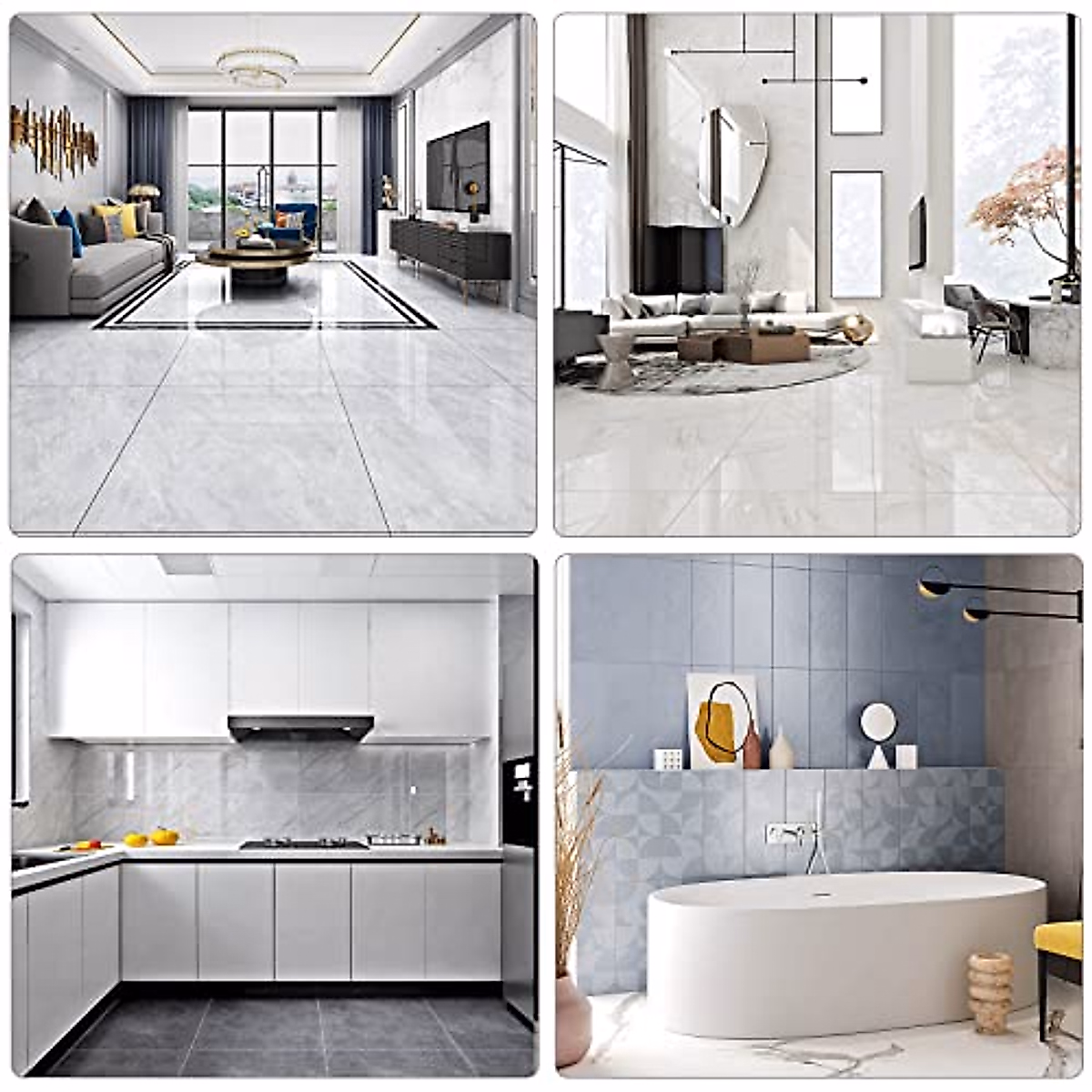 Seeutek 48 Inch Manual Tile Cutter With Tungsten Carbide Scoring Wheel for Porcelain Ceramic Floor Tile with Adjustable Laser Guide Spared Cutting Wheel