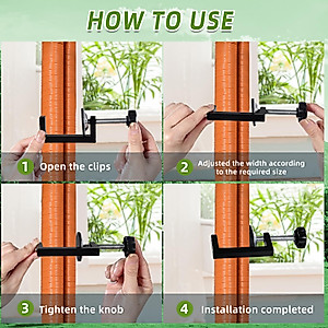 SUQ I OME 4PCS of Outdoor Patio Furniture Clips,Adjustable Sectional Couch Sofa Funiture Clamps,Outdoor Patio Wicker Furniture Fasteners Clips Sectional Connector