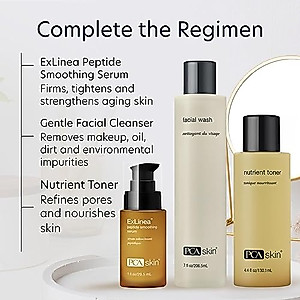PCA SKIN ExLinea Peptide Smoothing Face Serum, Spot Treatment for Face Serum, Firms Aging Skin, 1.0 fl oz Pump
