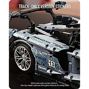 Nifeliz Sanna GTR Building Set, 1:8 Scale Sports Car Toy Model Building Kit, MOC Racing Building Blocks for Teens and Adults(3,780 Pieces)