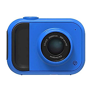 LKYBOA HD Digital Camera -Children Digital Cameras for Boy Front Rear Dual-Lens Soft Silicone Shell 8 Pixel 2.0 inch HD Screen, Flash Light (Color : Blue)