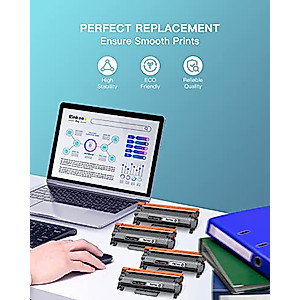 E-Z Ink Pro Compatible Toner Cartridge Replacement for Brother TN760 TN-760 TN730 to Use with HL-L2350DW HL-L2395DW HL-L2390DW HL-L2370DW MFC-L2750DW MFC-L2710DW DCP-L2550DW (Black,4 Pack)