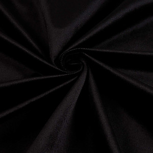 Royal Velvet Black, Fabric by the Yard