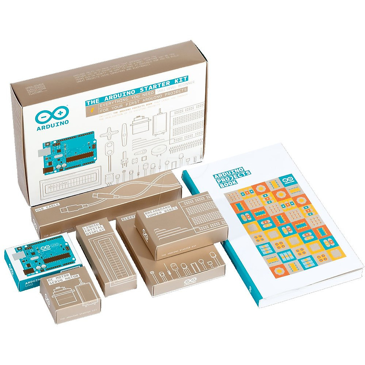 ARDUINO 2243680 K000007 Starter Kit with Compatible 9V Wall Adapter