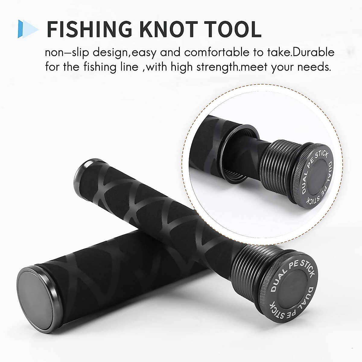 Lyzeous Fishing FG GT Knot Puller Tool Assist PE Fishing Bobbin Knotter Spooling Pull Drag Tools Tension Dragger L