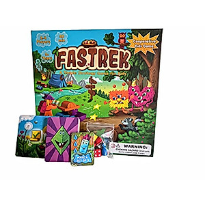 Fastrek - Trek to Campsite | Cooperative Board Game | 2-4 Player Strategy Game | Age: 5+