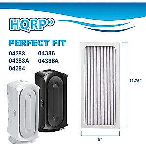 HQRP 2-Pack Filter Compatible with Hamilton Beach 04383 04384 04385 04386 TrueAir Compact Pet, 990051000 Replacement