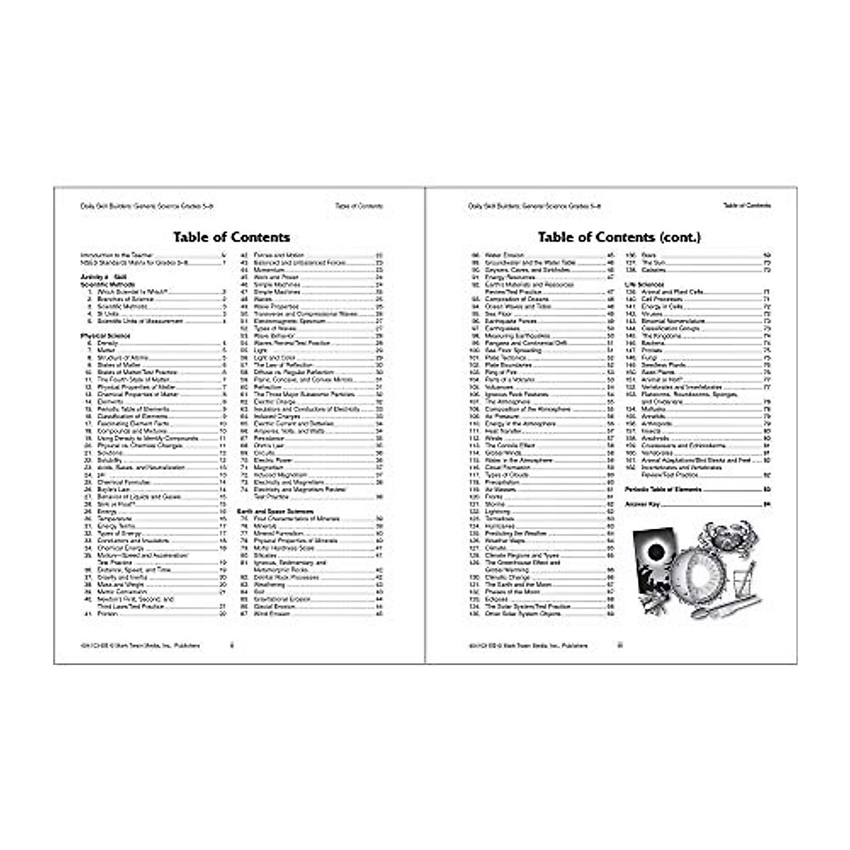 Mark Twain General Science Activity Book, Science for Kids Grades 5-8, Physical, Life, and Earth Science Books, 5th Grade Workbooks and Up, Classroom or Homeschool Curriculum (Daily Skill Builders)