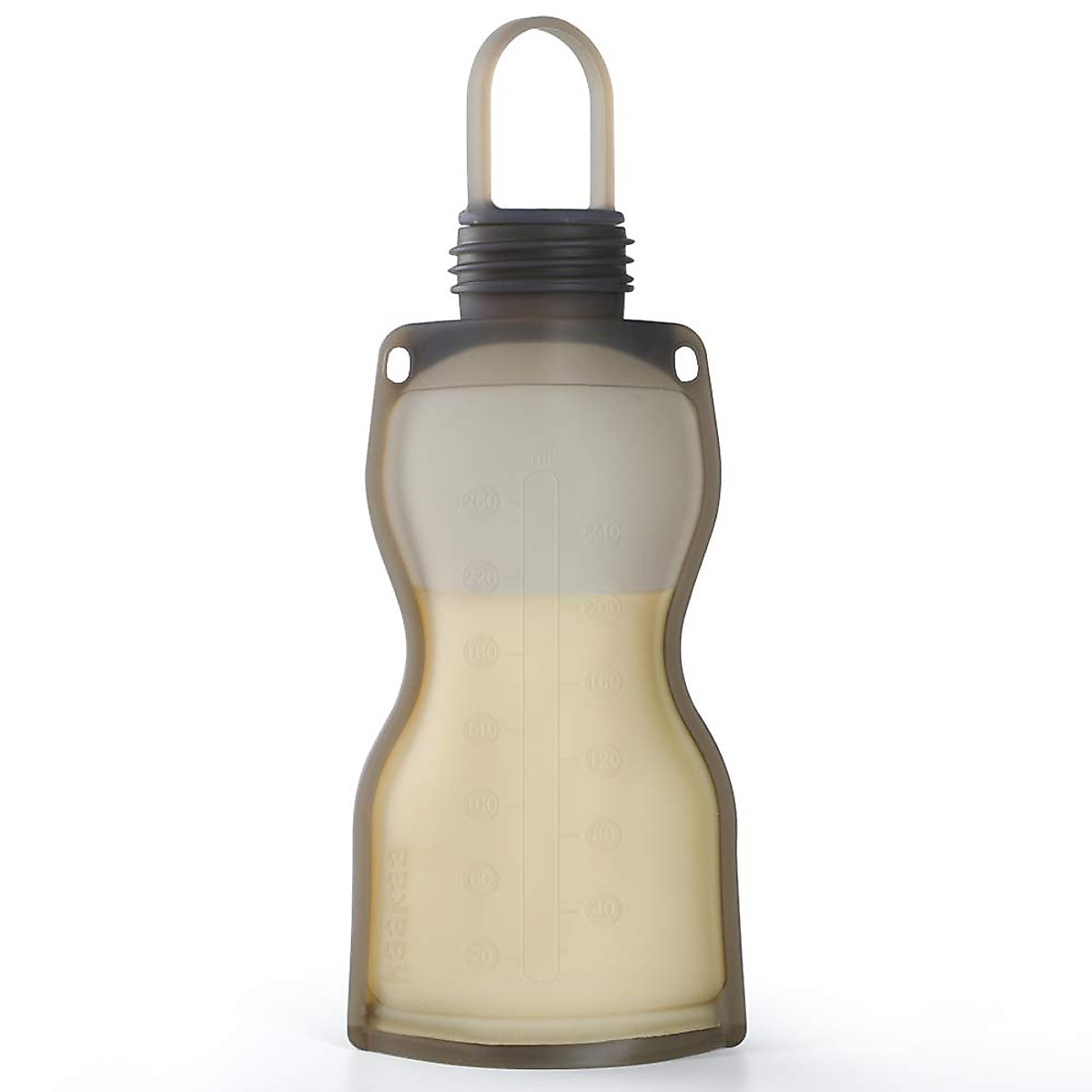 haakaa Breastmilk Storage Bags, Silicone Breast Milk Freezer Storage Bags for Breastfeeding, Breast Feeding Essential for The Pump, 1 Pack