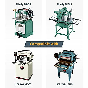 POWERTEC 128054 15-Inch HSS Planer Knives for JET 708529G JWP-15CS JWP-15HO, Set of 3