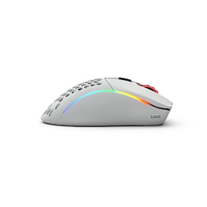 Glorious Model D Wireless Gaming Mouse - RGB 69g Lightweight Wireless Gaming Mouse (Matte White) (RENEWED)