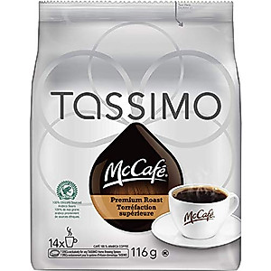 McDonalds McCafé Tassimo Premium Roast Coffee T-Discs, 14-Count