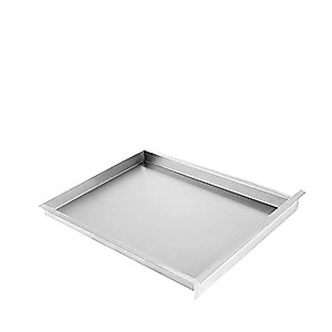 16" Electric Crepe Maker Pancake Making Machine Round Crepe Griddle With heating Plate Commerical (Silver(110V))