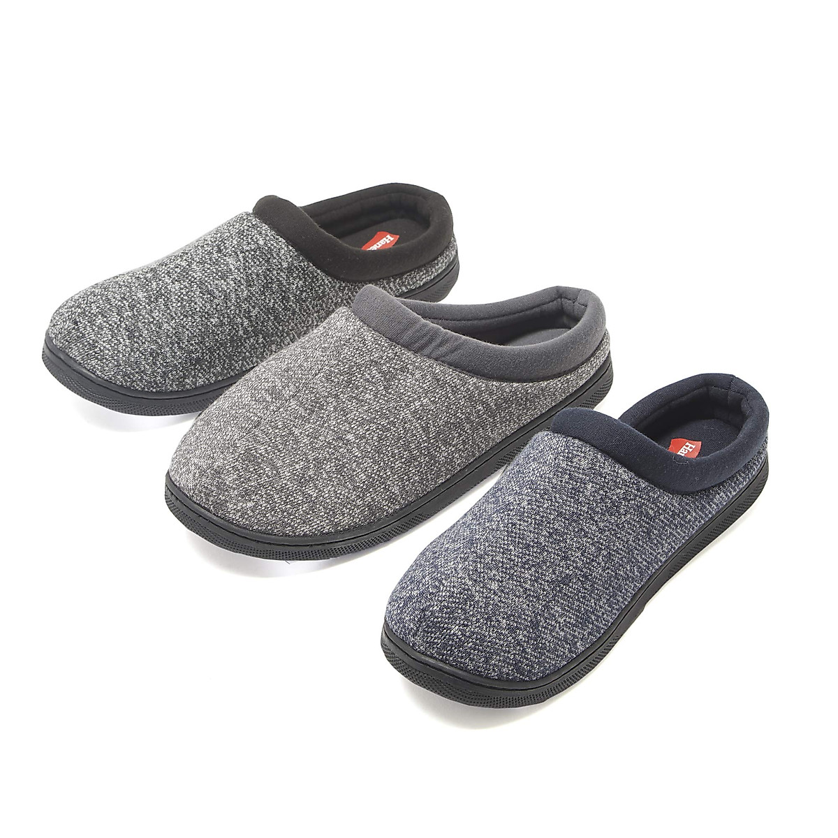 Hanes boys Clog Slipper, Navy, Large Little Kid US