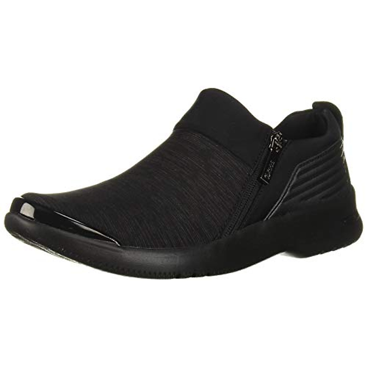 BZees womens Axis Sneaker, Black, 8 Wide US